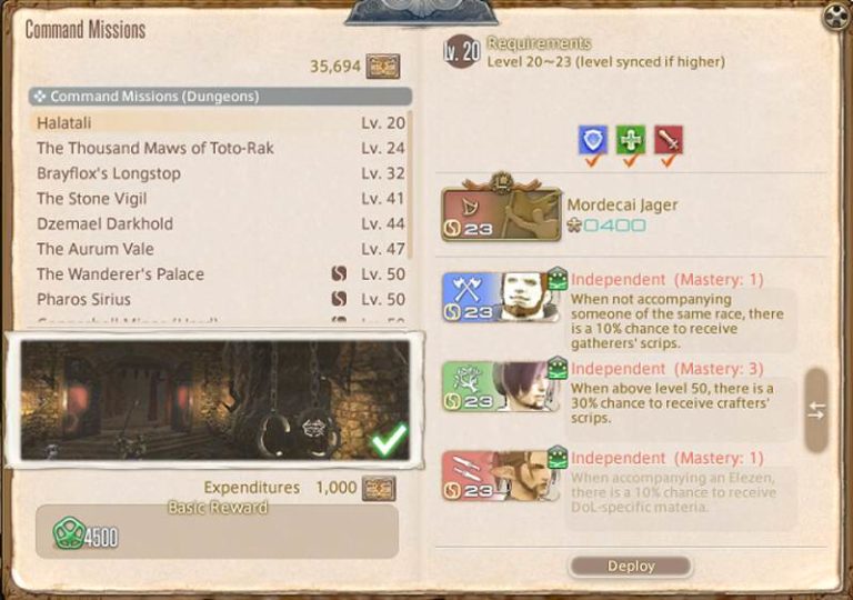 FFXIV Squadron Guide - Late to the Party Finder